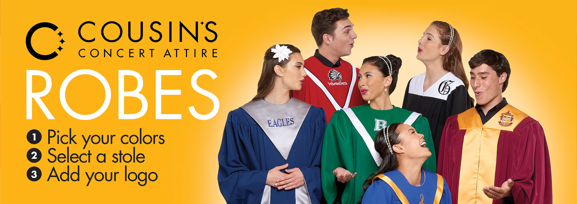 Choir, Band & Concert Wear for Men, Women & Youth – Cousin's Concert Attire